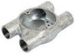 BS4568 EN casting malleable iron pipe fittings-4 way cross box 20mm