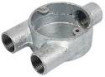 BS4568 EN casting malleable iron pipe fittings-4 way cross box 20mm