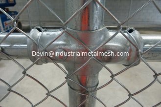 China Galvanized/PVC coated chain link fence( diamond wire mesh) supplier