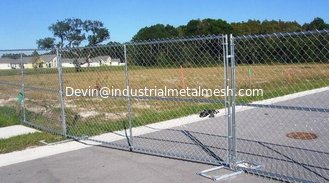 China Free Standing Welding Temporary Security Construction Fencing with Plastic Base 2100mm x 2400mm supplier