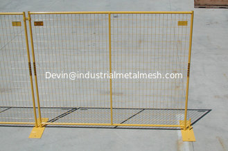 China Hot Dipped Galvanized Security Fence Panel Manufacturer Wire Mesh Temporary Fence with 1200x2400mm supplier