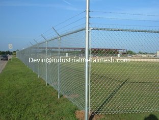 China ASTM 392 standard 6ft x 100ft Ral color chain link fence with 610g zinc coating  for Playground supplier