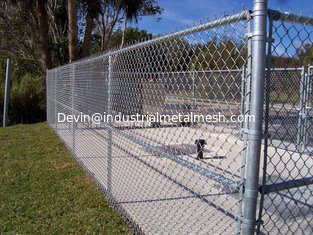 China ASTM 392 standard 6ft x 100ft pvc coated aluminum alloy chain link fencing with 366g zinc coating for border fencing supplier