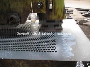 China 48"x96" long round hole 3/8 Stainless steel perforated sheet metal for South America supplier