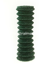 China Vinyl coated chain link fencing with fused and bonded coating supplier