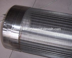 China Stainless Steel Wedge Wire Water Well Screen/Johnson Screen supplier