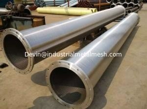 China Stainless steel filter sieve tube, stainless steel sieve johnson screen water well screen sieve pipe/tube supplier