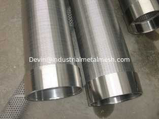 China Filter Cylinder Type and Metal Material johnson stainless steel water well screen supplier