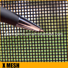 China pvc coated stainless steel 304 316 weaving king kong mesh for window screening supplier