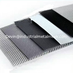 China Ultra Fine 10 mesh * 0.9mm wire black powder coated galvanized window screen for Airproof supplier