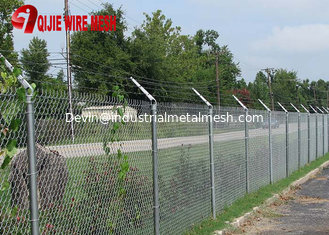 China 6ft Galvanized Temporary Chain Link Fence / Movable Chain Link Mesh supplier