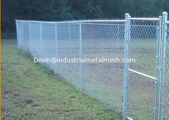 China China Supplier Black Colors Of Residential Chain Link Fence supplier