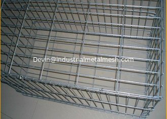 China Heavily Galvanized Steel Wire Gabion Baskets For Environmental Engineering Projects supplier