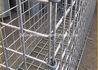 China 1mx1mx2m Hot Dipped Galvanized Welded Gabion Basket supplier