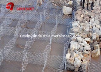 China 2x1x1m Gabion Box / Zinc Gabions / Gabion Basket Manufacturer supplier