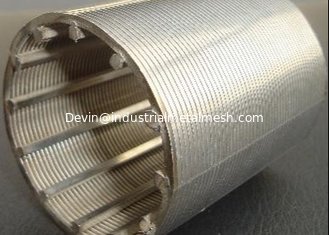 China Johnson V Wedge Wire Stainless Steel Water Well Pipe Screen supplier