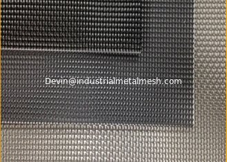 China Superior Black Powder Coated Invisible Metal Window Screen For Soundproof supplier