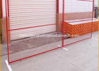 China hot dipped galvanized temp fencing site fencing for sale 2100mm x 2400mm NZS standard temp site fencing supplier
