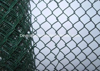 China Black Pvc Chain Link Fence / Black Chain Link Fence (Factory) supplier