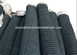 China 2 Inches Green Color Pvc Coated 5x5cm 8' Galvanized Chain Link Fence Costs With Good Quality supplier