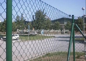 China Aluminium Alloy Flexible Wire Chain Link Fence For Sport Area supplier
