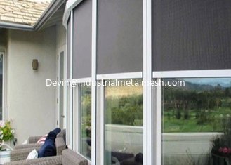 China Black Powder Coated Ss304 Wovening Screen Mesh For Window & Door Screen supplier