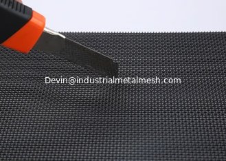 China Black Powder Coated Commercial Window Screen Bulletproof For Security Window Screen supplier