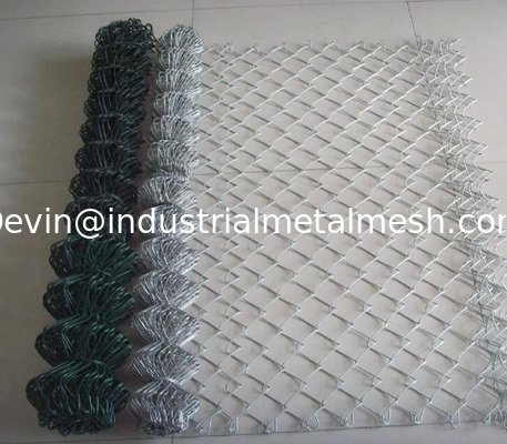 PVC Coated Chain mesh Fence (diamond wire mesh) chain link fence supplier