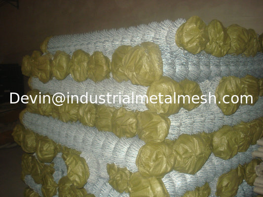 electro galvanized iron wire mesh/ high quality galvanized chain link fence supplier