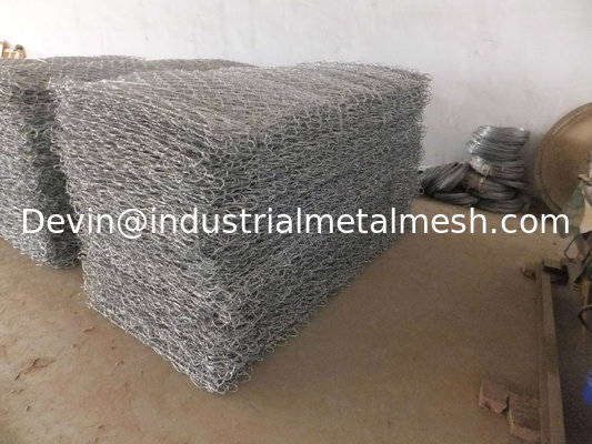 2x1x1 galfan gabion basket/gabion box/stone cage/gabion supplier