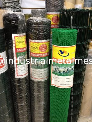 galvanized hexagonal wire mesh/ rabbit wire / PVC coated chicken fence supplier