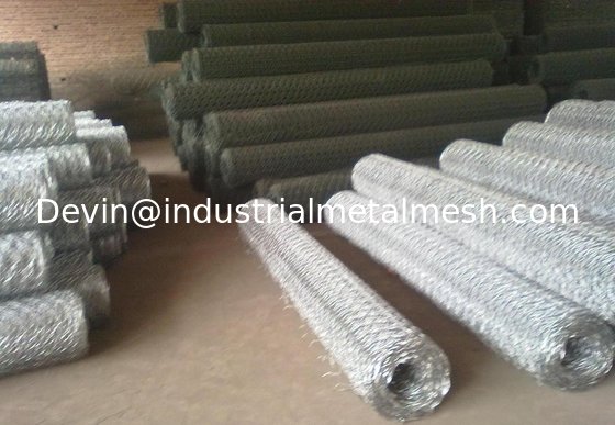 Shipping 3/8" Chicken Wire Fencing Galvanized and PVC Coated supplier