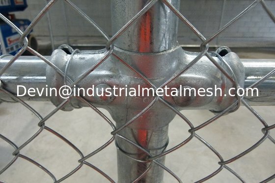 Galvanized/PVC coated chain link fence( diamond wire mesh) supplier