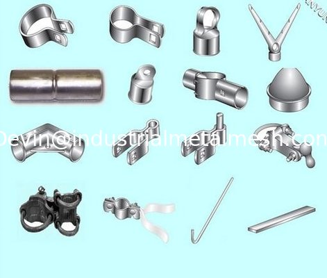 galvanized or pvc coated chain link fence accessories supplier