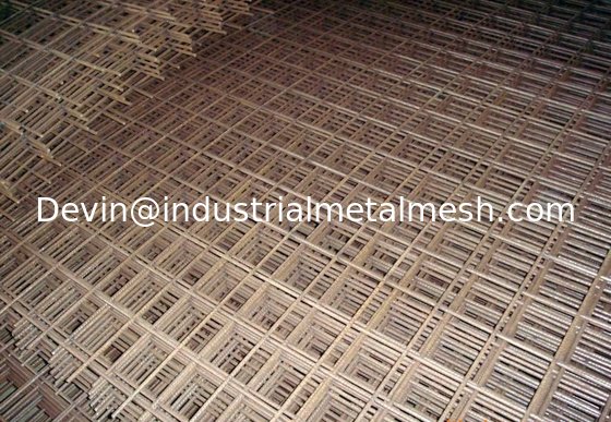 Mild Steel A142 /A393 Reinforcing concrete Mesh with size 6.2m x 2.4m supplier