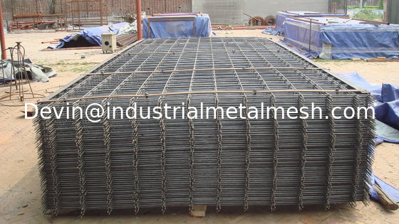 4x2m Ribbed Steel High Tensile Strength Ribbed Mesh For Concrete Reinforcement supplier