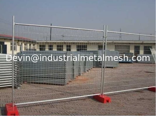 temporary fencing panels od 32 pipes x 2.00mm hot dipped galvanized temp site fencing panels contruction fencing panels supplier