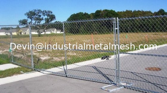 Free Standing Welding Temporary Security Construction Fencing with Plastic Base 2100mm x 2400mm supplier