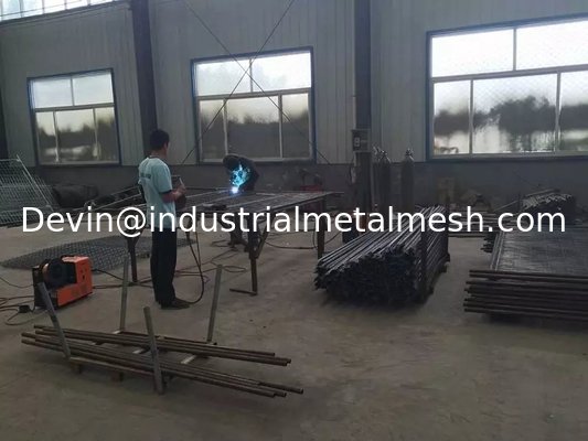 Manufacturers processing custom 6x10ft hot galvanized temporary fence supplier