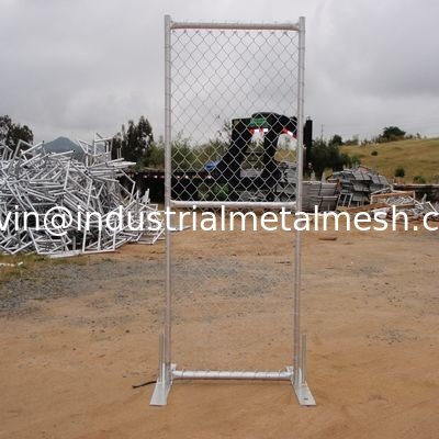 Hot Dipped Galvanized Removable Portable Temporary Construction Fence Panel supplier