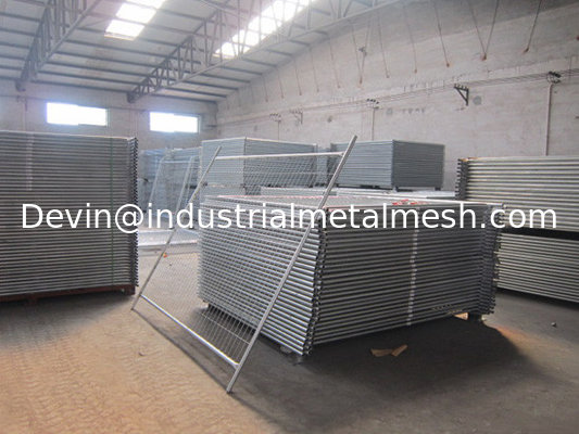 superior quality Security Perimeter Construction Sites 6' x 12' temporary fence panels w/ stands supplier