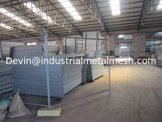 6 High X 10 Long Chain Link Portable Used Construction Temporary Fences Panel supplier