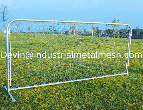 Best price high quality used galvanized chain link temporary fence supplier