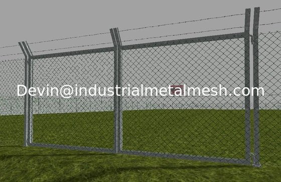 ASTM 392 standard 6ft x 100ft Ral color PVC Coated Protected Wire Mesh Chain Link Fence  for Playground supplier