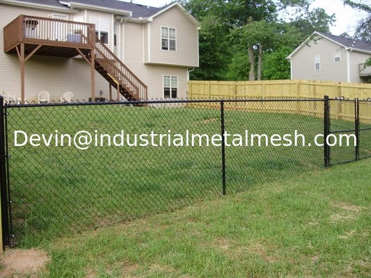 ASTM 392 standard 6ft x 100ft Ral color PVC Coated Protected Wire Mesh Chain Link Fence  for Playground supplier