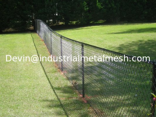 6ft x 50ft 50x50mm opening 9gauge steel wire PVC Chain Link Wire Mesh Fencing for Tennis Court supplier
