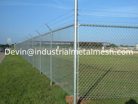 4x50-ft. 11.5-Gauge Galvanized Steel plastic chain link fencing supplier