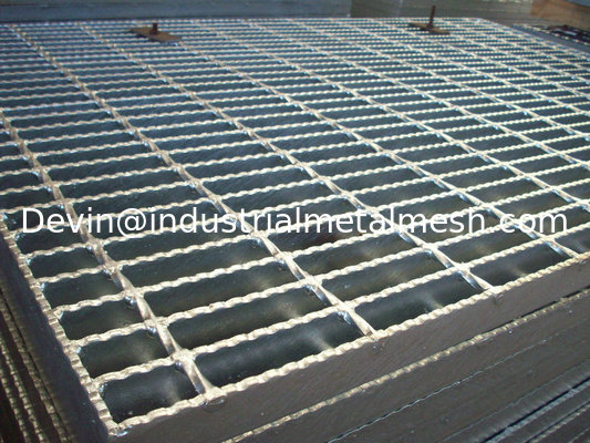 Structure construction hot rolled serrated bar dip galvanized steel grating/Bar grating supplier