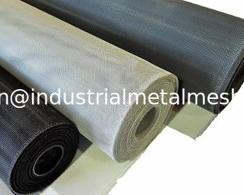 Gray 18x16 mesh 120G/M2 Fiberglass Plain Woven Insect Screen for window and door screening supplier
