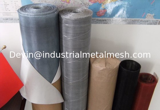 Gray 18x16 mesh 120G/M2 Fiberglass Plain Woven Insect Screen for window and door screening supplier